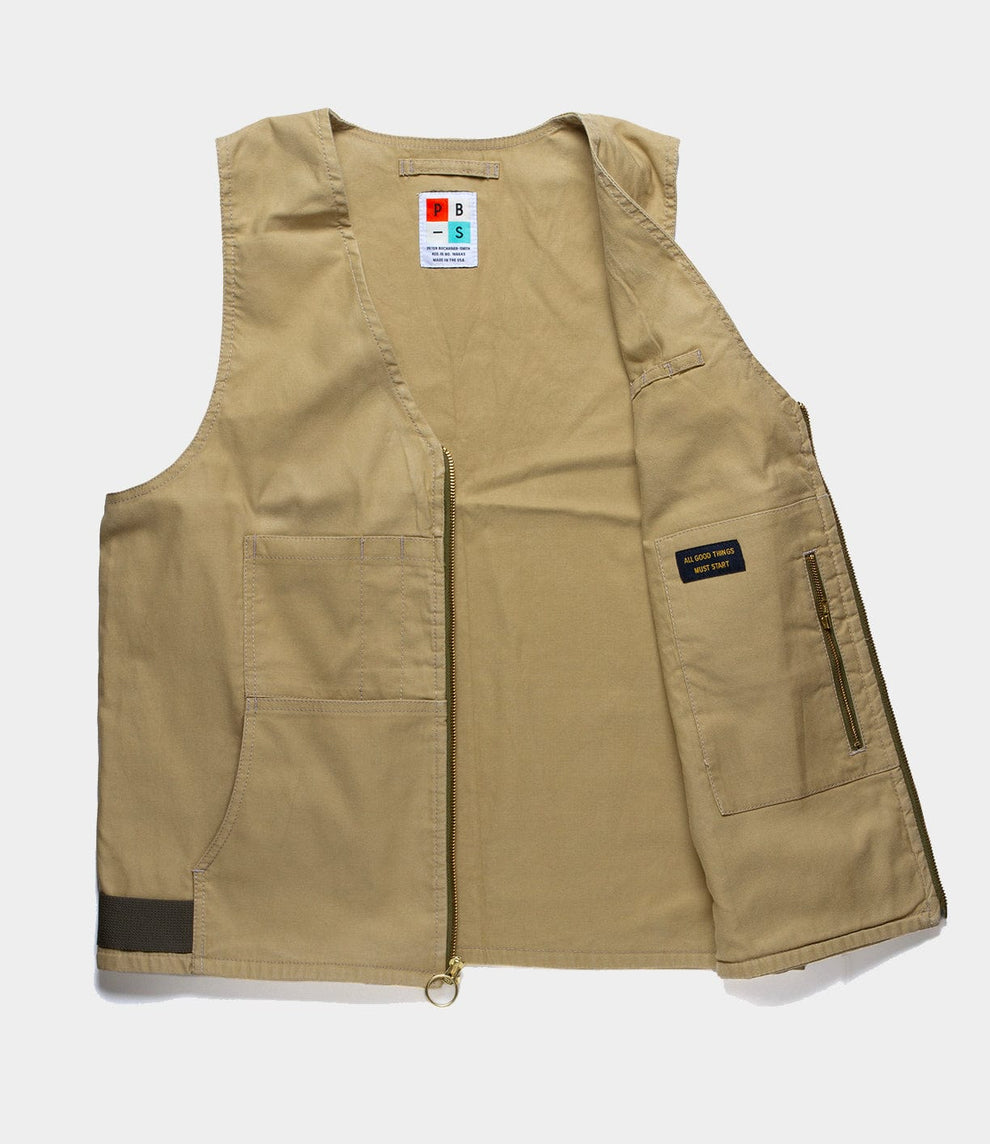 PB-S’s Utility Vest Tan – Best Made Company